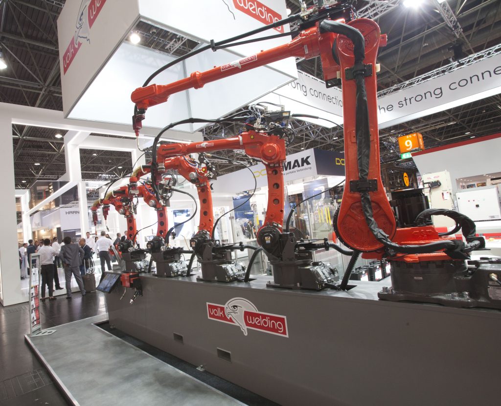 Valk Welding presenteert mega lasrobotsysteem op Schweissen und Schneiden